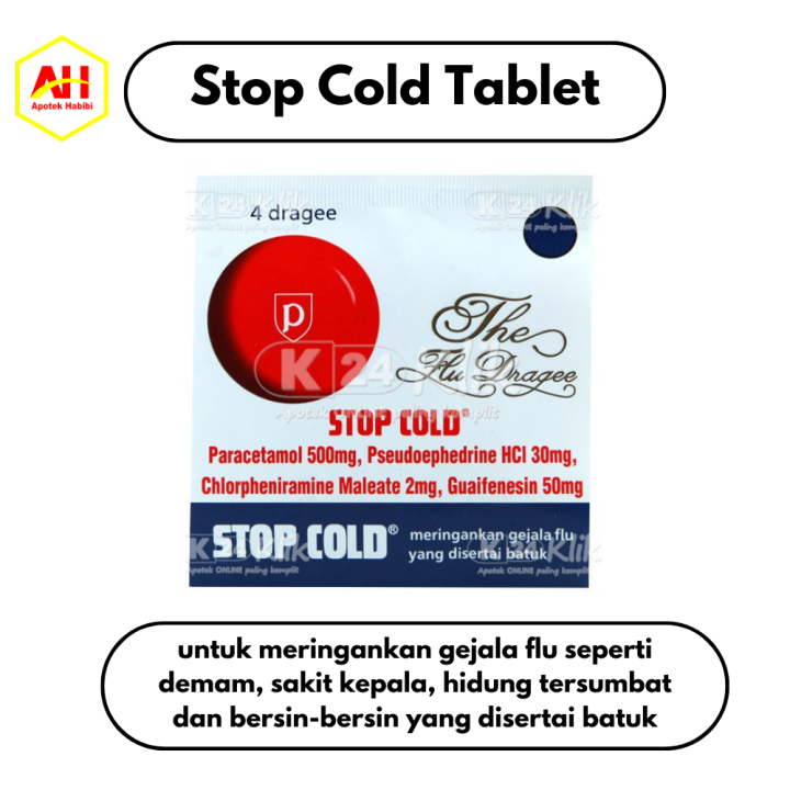 Stop Cold 4 Tablet | Lazada Indonesia