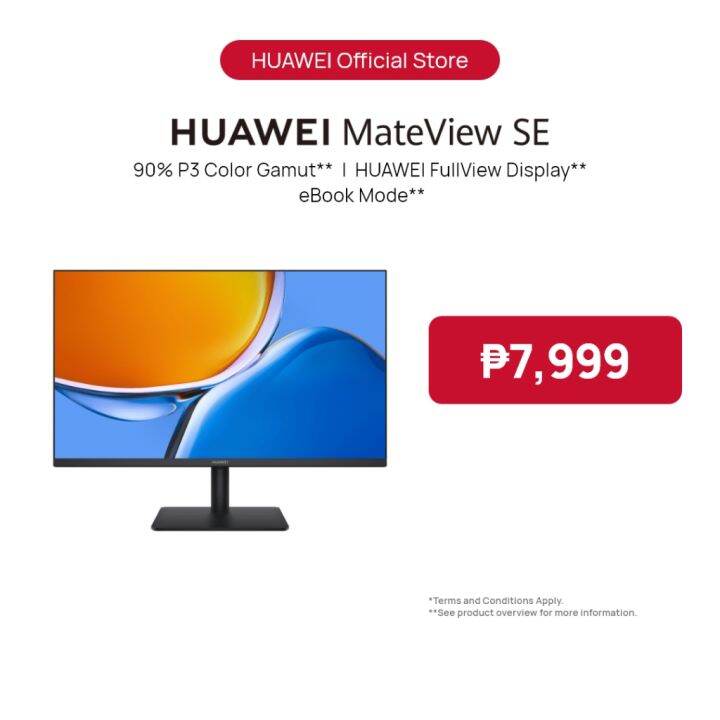 HUAWEI MateView SE Monitor 90 P3 Color Gamut FullView Display eBook ...