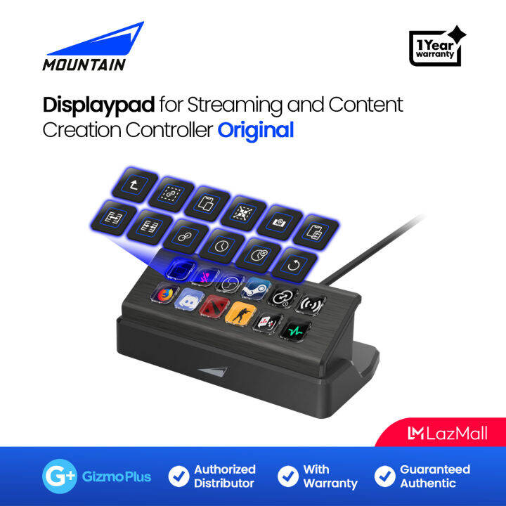 MOUNTAIN DISPLAYPAD - The Streaming and Content Creation Controller ...