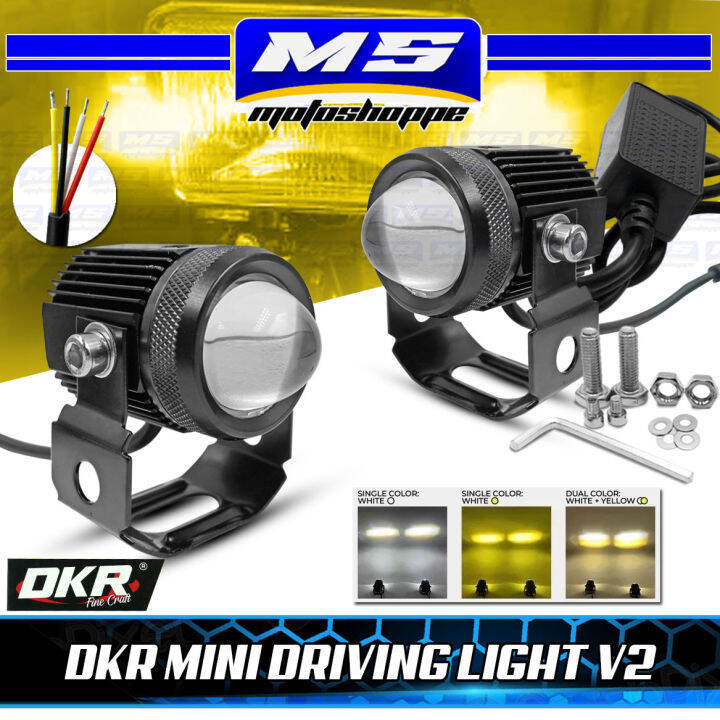 DKR NEW MINI DRIVING LIGHT VERSION 2-MOTOSHOPPE | Lazada PH