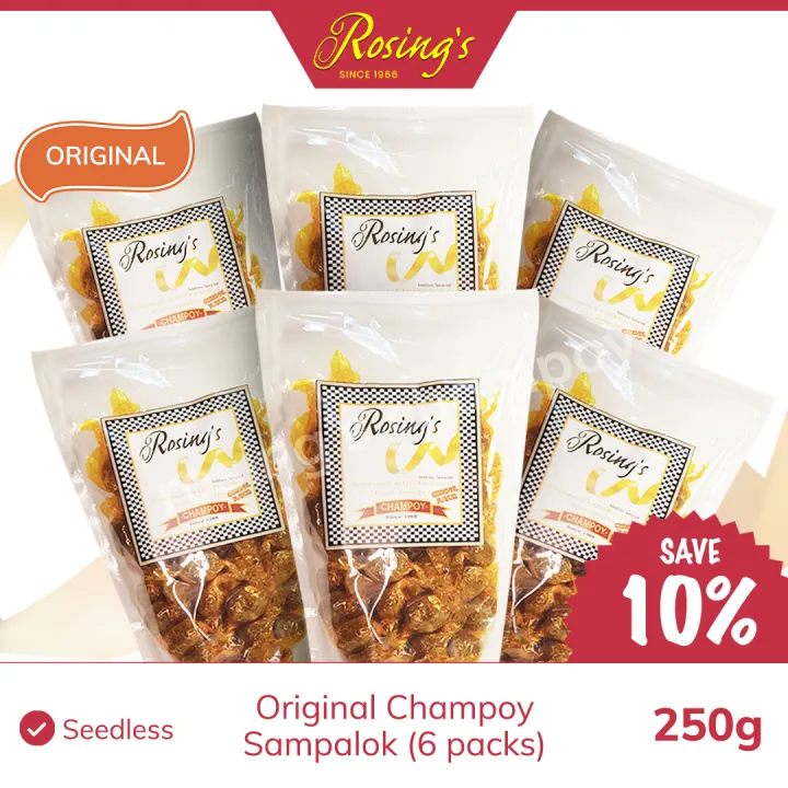 Rosing's Tamarind Candy (Champoy Sampalok Original Flavor) 250 grams ...