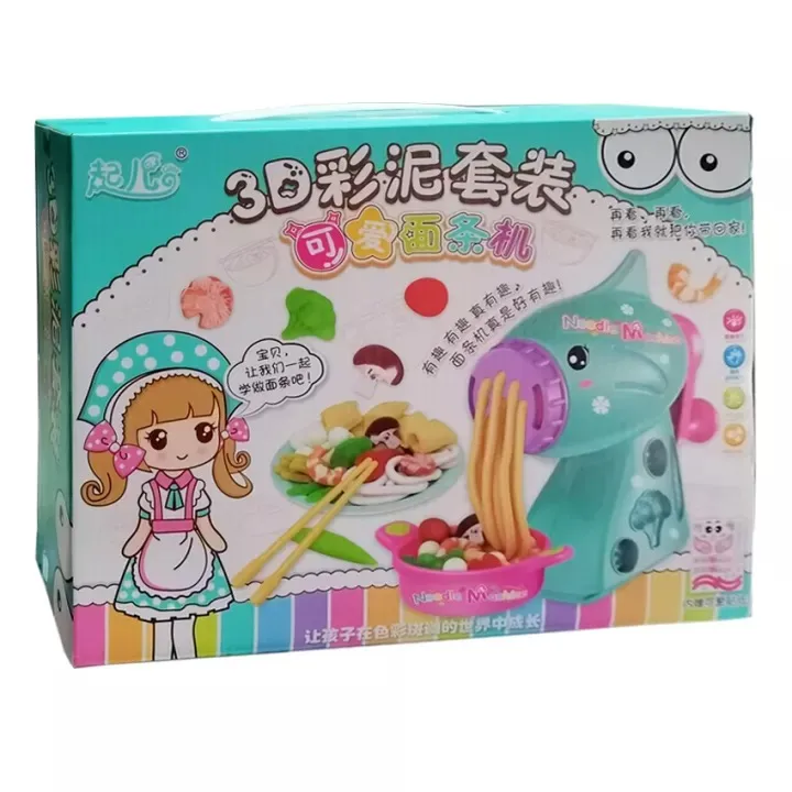 3D Noodle Machine Magic Dough Modeling Clay Dough Playdoh Play Doh Play ...