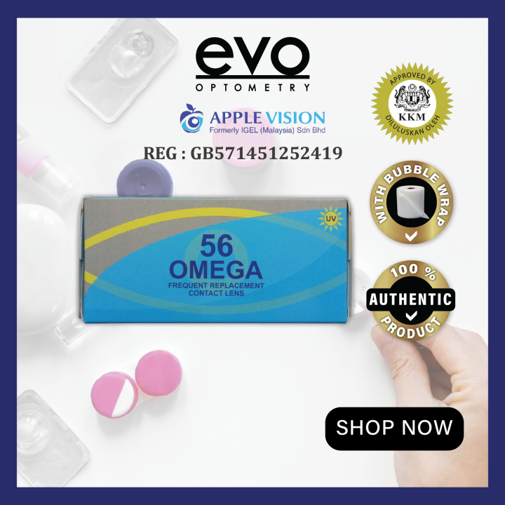 evo IGEL OMEGA 56 Monthly Contact Lenses (2 pcs) | Lazada