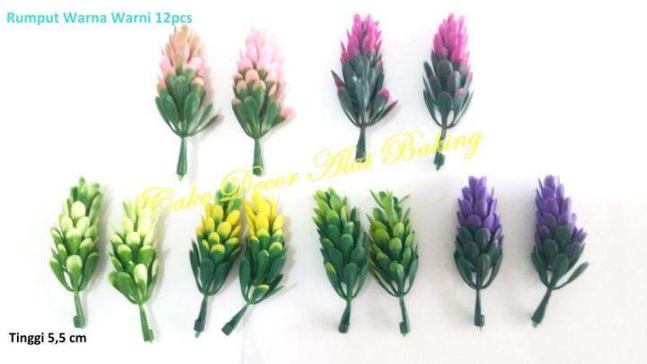 Cake Topper Rumput Warna Warni | Lazada Indonesia