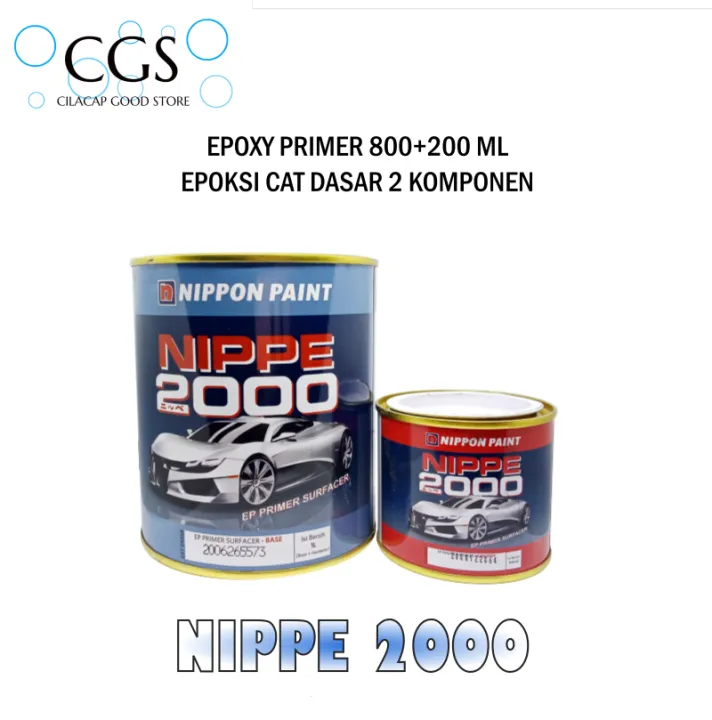 CAT DASAR EPOXY NIPPE 1 Liter - epoksi mobil - epoksi besi - epoksi pagar - epoxy mobil - epoxy ...