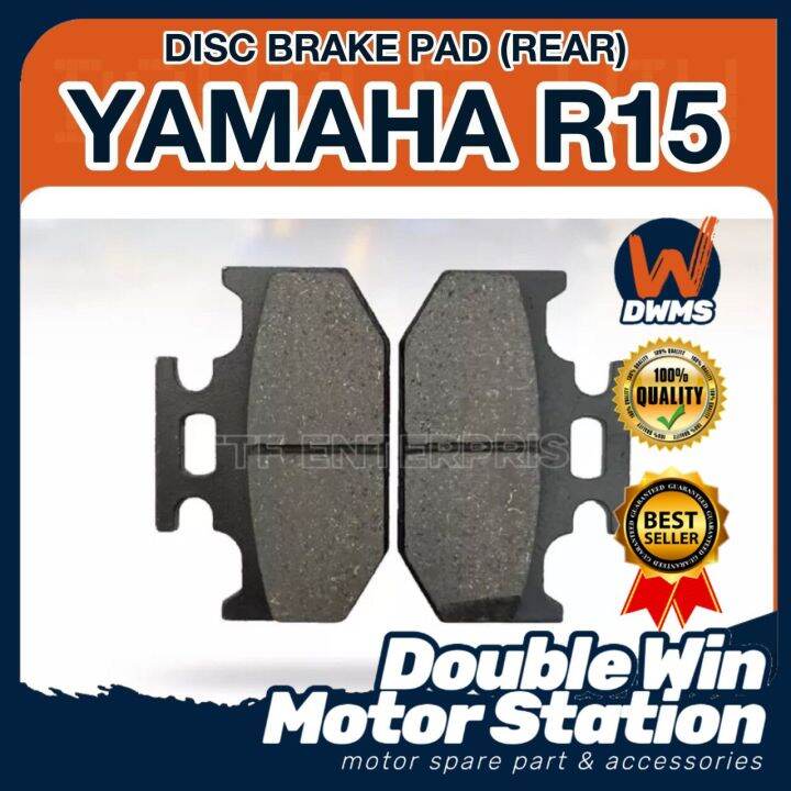YAMAHA R15 DISC BRAKE PAD (REAR) YZFR15 YZF R15 | Lazada