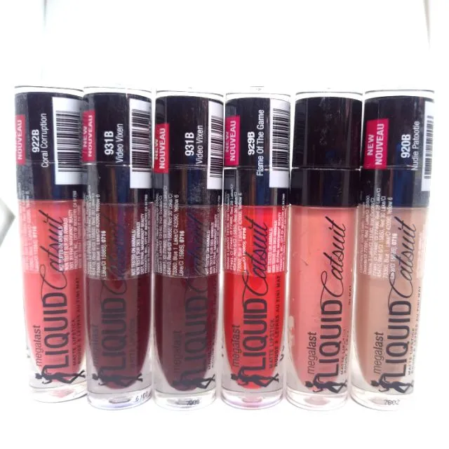 Authentic wet n wild MEGALAST LIQUID CATSUIT MATTE LIPSTICK | Lazada PH