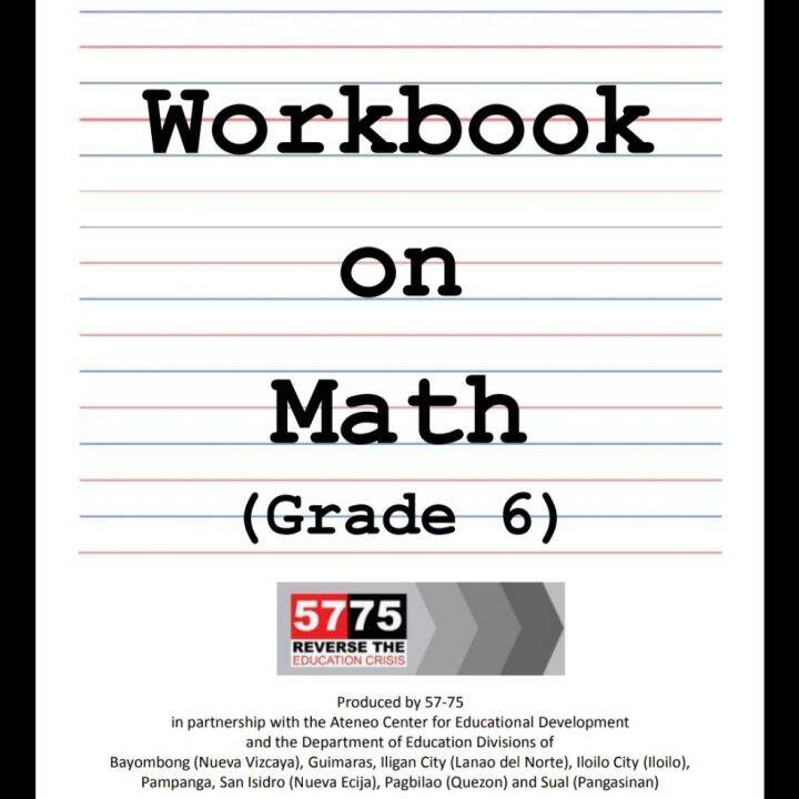 Math Workbook for Grade 6 | Lazada PH