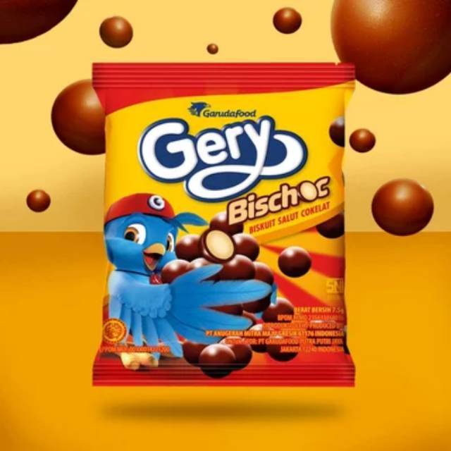 Gery Snack & Sereal 8gr dan gery bischoc 7 gr 1 renceng isi 10 pcs ...