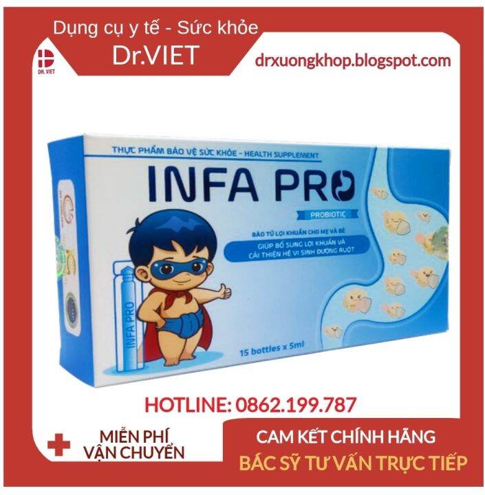 [HCM]Bào tử lợi khuẩn INFA PRO - Men vi sinh thế hệ mới cho trẻ biếng ...