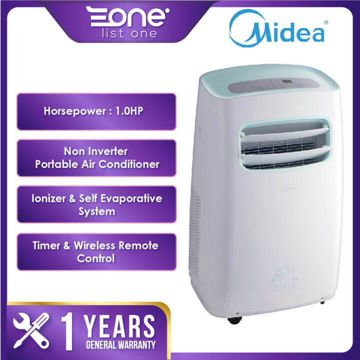Midea 1HP Portable Air Conditioner MPF-09CRN1 | Lazada