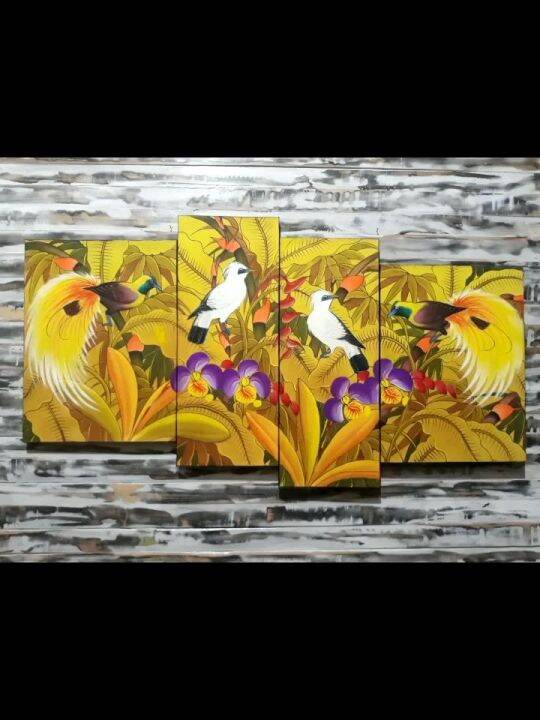 Lukisan Hiasan Dinding Realis Motif Burung | Lazada Indonesia