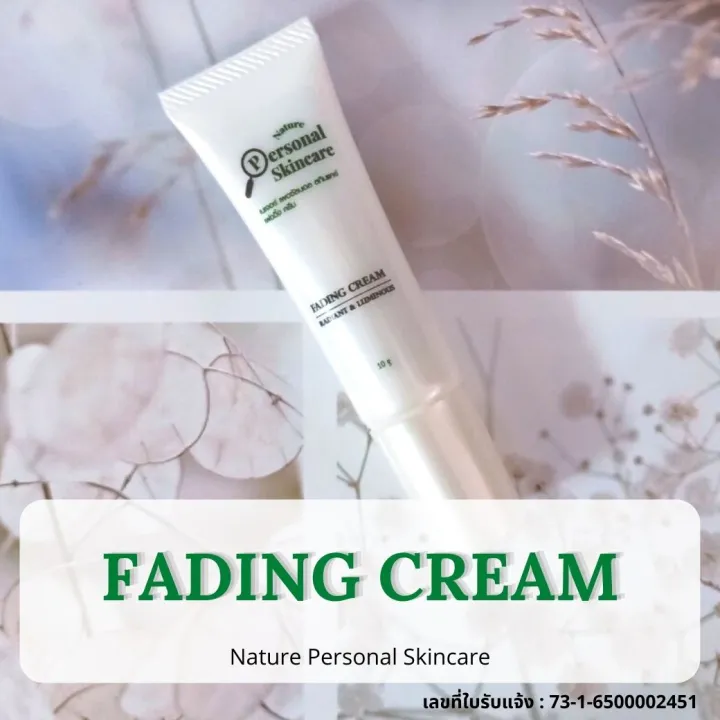 Fading Cream ครีมลดเลือนจุดด่างดำ - Naure Personal Skincare | Lazada.co.th