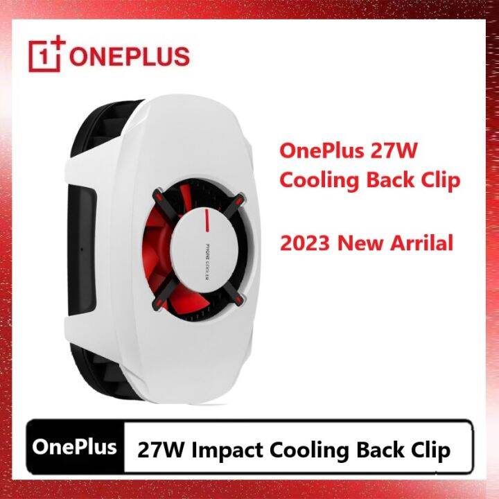 Original OnePlus 27W Impact Cooling Back Clip High Power Low Noise Dual ...
