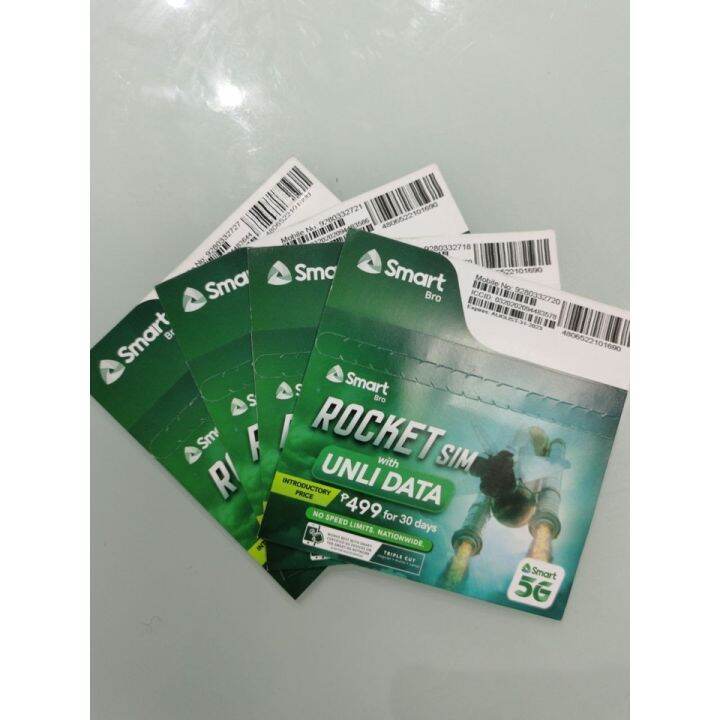 SMART Rocket Sim UNLI DATA 30 days Old Variant | Lazada PH