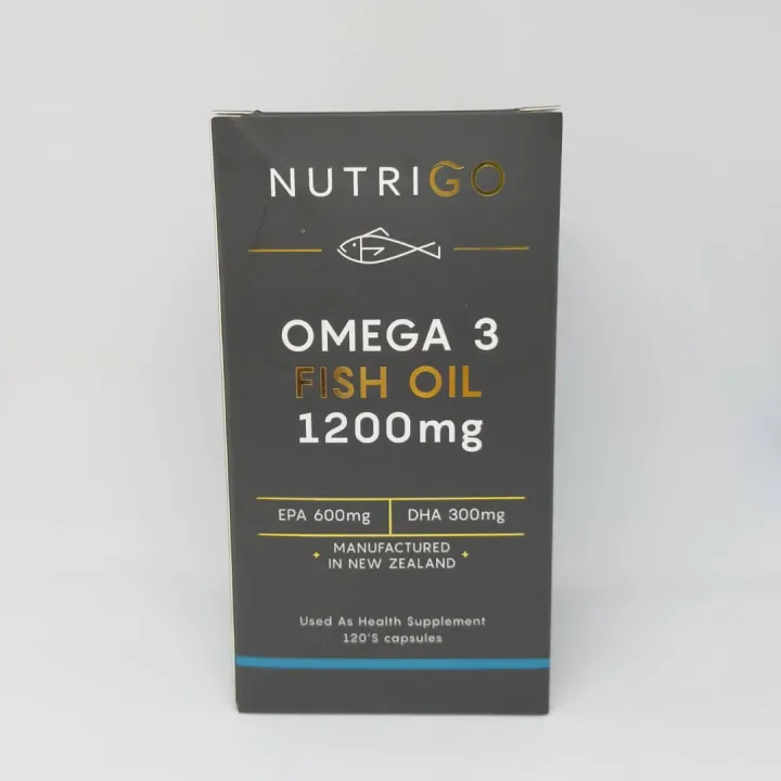 NutriGO Omega 3 Fish Oil 1200mg - 120's | Lazada