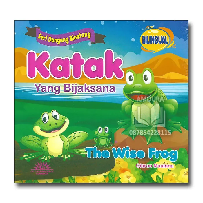 Katak yang Bijaksana - Buku Cerita Anak Fabel Cerita Binatang Dongeng Hewan Bilingual Cerita ...