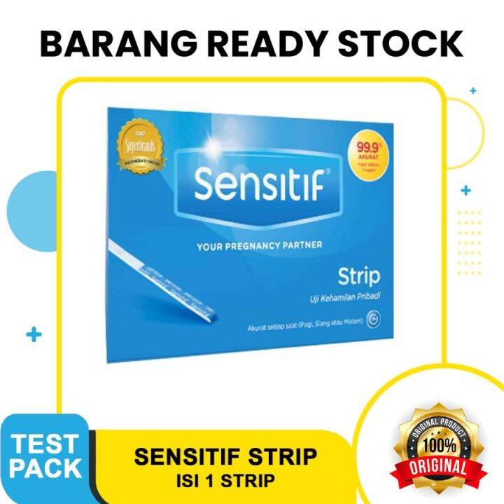 TEST PACK SENSITIF - Strip Test Uji Kehamilan Instant Testpack | Lazada ...