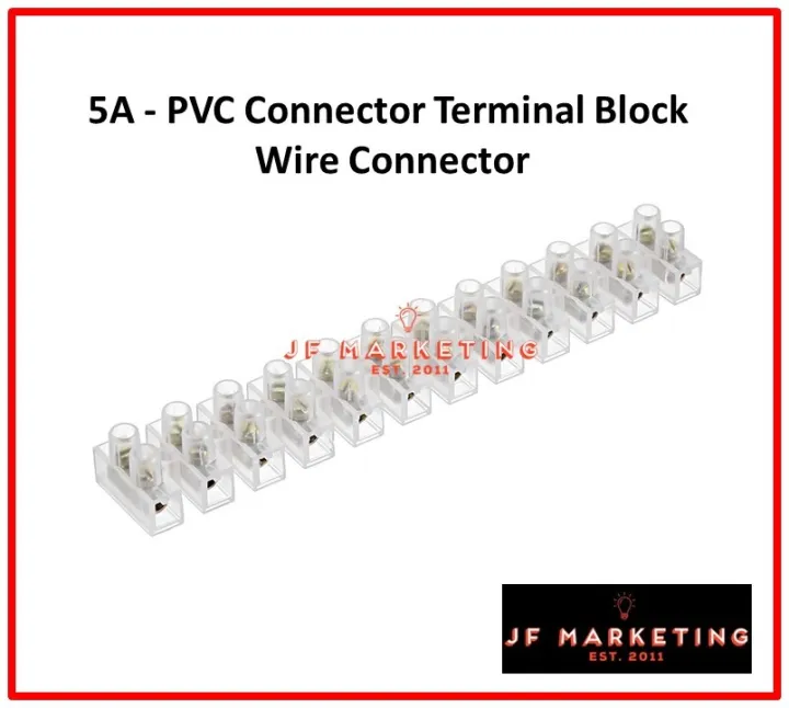 (PER PCS) 5A/10A/15A/20A/30A PVC Connector Terminal Block / Wire ...