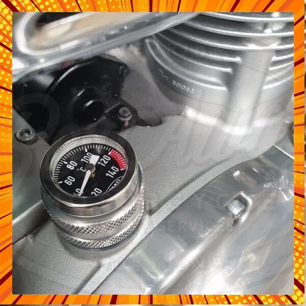 Kawasaki W800 W650 W400 มาตรวัดอุณหภูมิน้ำมันเครื่อง Engine Oil ...