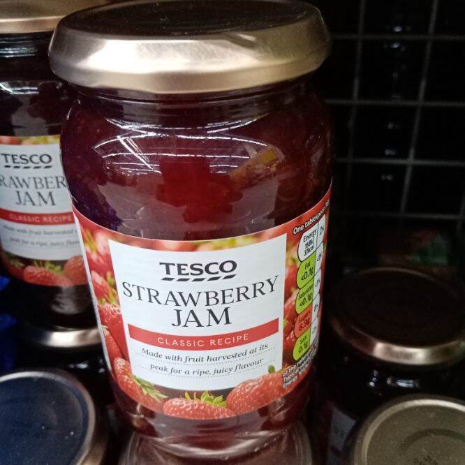 TESCO STRAWBERRY JAM CLASSIC RECIPES (454grams in bottle) | Lazada PH