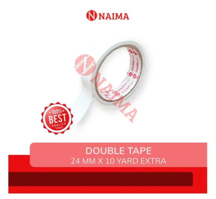 Double Tape 24mm / Dobel Tip 1 Inch / Dabel Tip 10 Yard | Lazada Indonesia