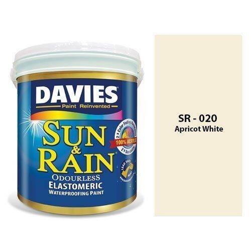Davies Sun & Rain Elastomeric Paint SR-020 Apricot White | Lazada PH