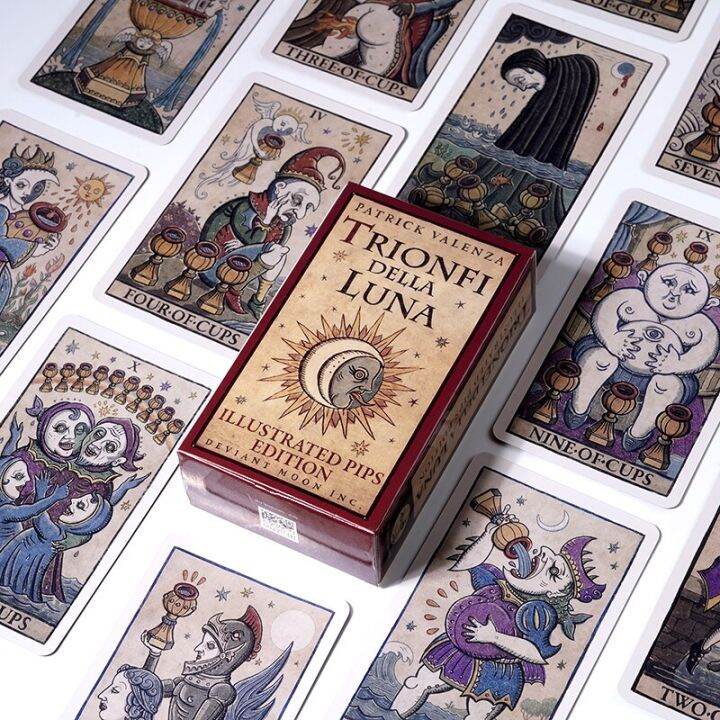 Trionfi A Luna Tarot 78 Card Deck With PDF Guidebook Fortune Telling ...