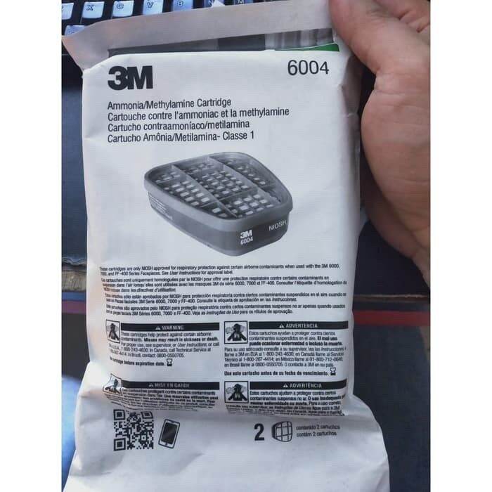 3M 6004 Cartridge - Filter Masker Ammonia ORIGINAL 3M | Lazada Indonesia