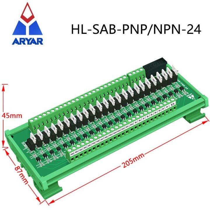 Single Chip Microcomputer PLC Signal Amplifier Board Input and Output NPN/PNP Input Photocoupler ...