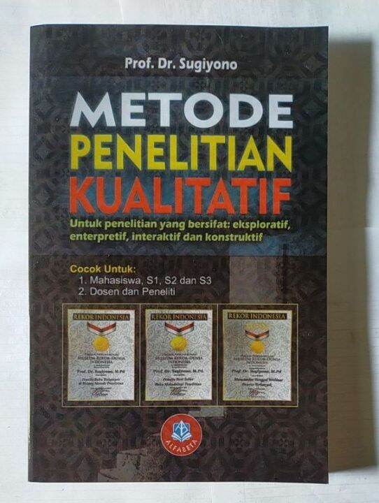 Metode Penelitian Kualitatif - Prof.Dr. Sugiyono | Lazada Indonesia
