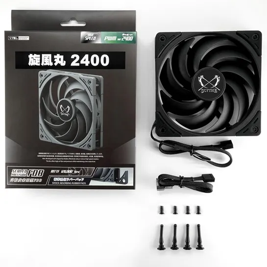 Scythe Wonder Snail 2400 RPM PWM High Performance FDB Bearing Cooling ...