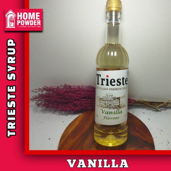 Syrup Trieste Vanilla Flavour 650Ml Sirup Premium Rasa Vanila | Lazada ...