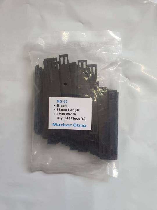 MAKER STRIP แถบมาร์คเกอร์ MS-65 (65X9 mm.) แพ็ค 100 ชิ้น | Lazada.co.th
