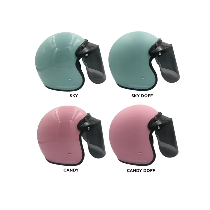 Helm Bogo Dewasa Terbaru Warna Unik Lucu / Helm Dewasa Retro Warna Terkini SNI | Lazada Indonesia