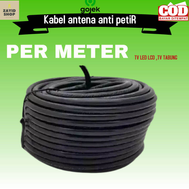 kabel Antena Per Meter kabal antene kabel tv kabel warna hitam kabel tv ...