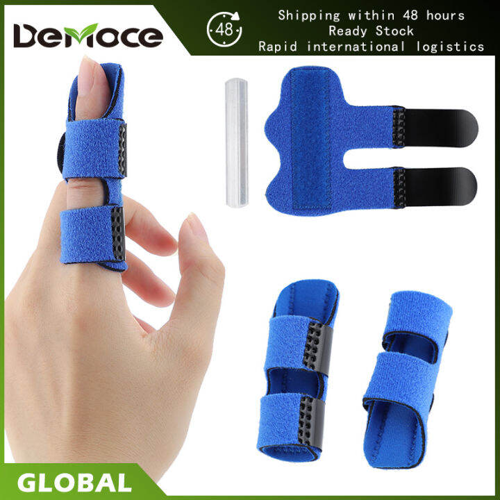 DeMoce Finger Splint with Aluminum Strip Finger Fixed with Knuckle ...