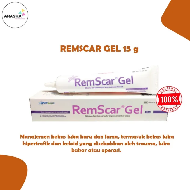 REMSCAR GEL 15 g - Penghilang Bekas Luka - Luka Operasi - Keloid ...