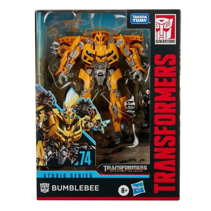 Hasbro Transformers Leader Class SS74 Bumblebee With Sam Anime Action ...