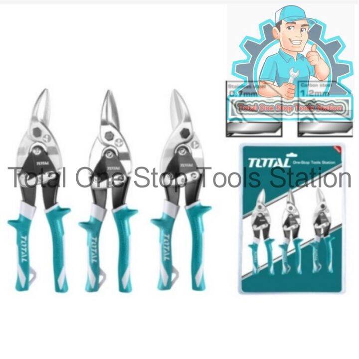 TOTAL Aviation snip set 3Pcs Aviation snip (Left,Straight,Right ...