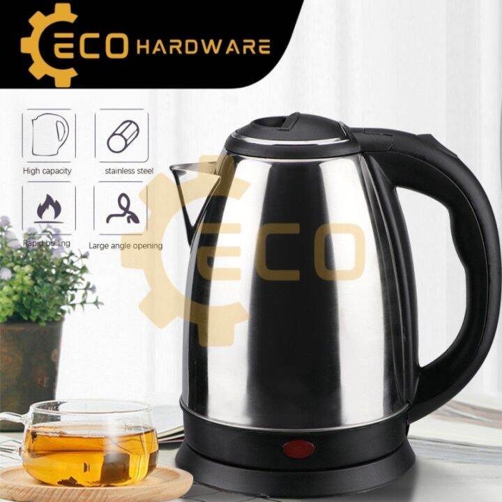 Eco 2L Capacity Fast Boiling Electric Kettle Stainless Steel Material Easy and Convenient Water ...