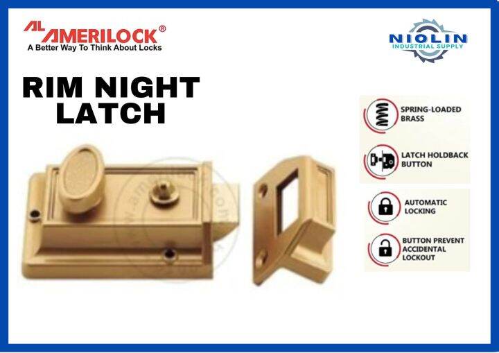 AMERILOCK Rim Night Latch | Lazada PH