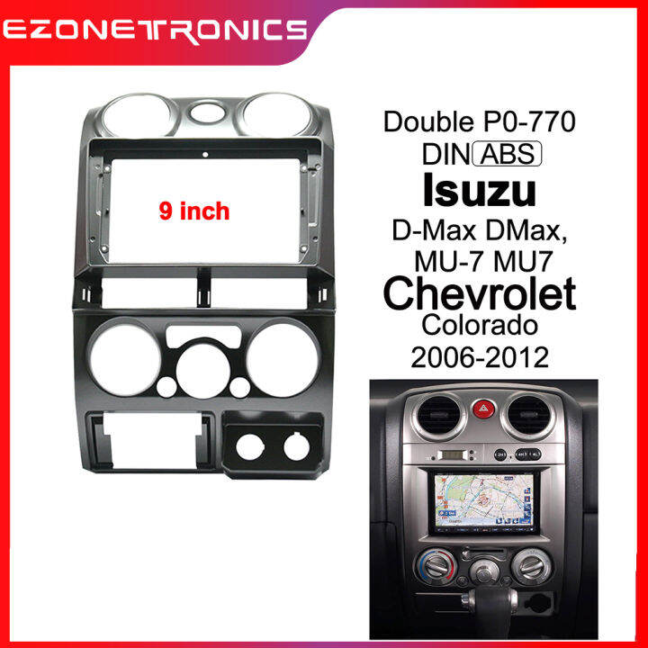 Ezonetronics Android Player Radio FM Casing Frame for ISUZU D-MAX DMAX, MU-7 MU7 / Chevrolet ...