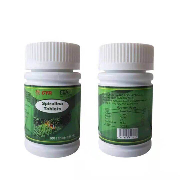 SPIRULINA TABLETS 100 pcs | Lazada PH