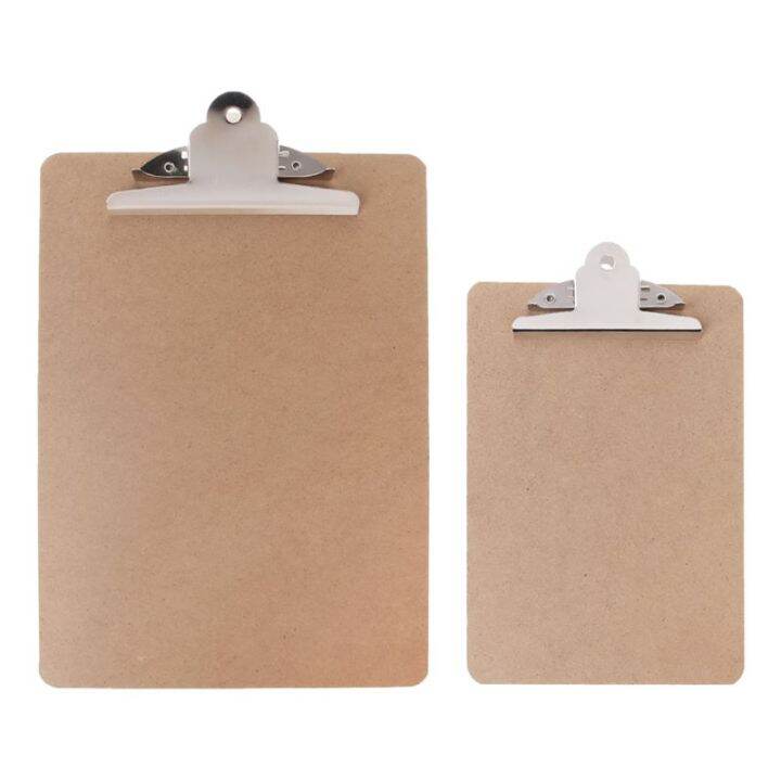 Portable A4/A5 Wooden Writing Clip Board File Hardboard With Batterfly ...