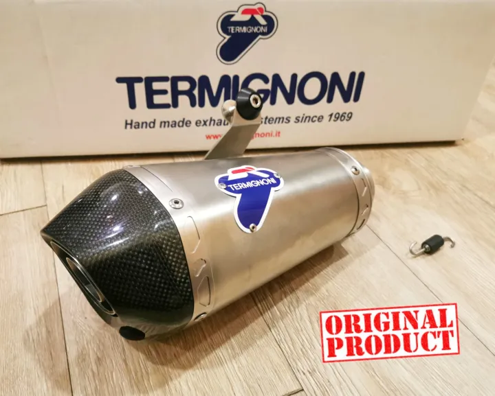 Original TERMIGNONI Carbon Fiber Muffler Motor Modifiy Exhaust Pipe ...
