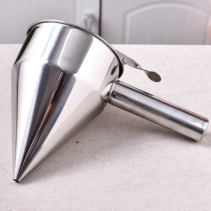 Stainless steel octopus funnel, small ball tool, cone funnel, cream ...