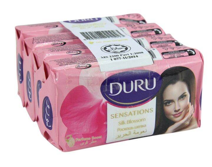 Duru Sensation Silk Blossom Bar Soap 4 Pcs | Lazada