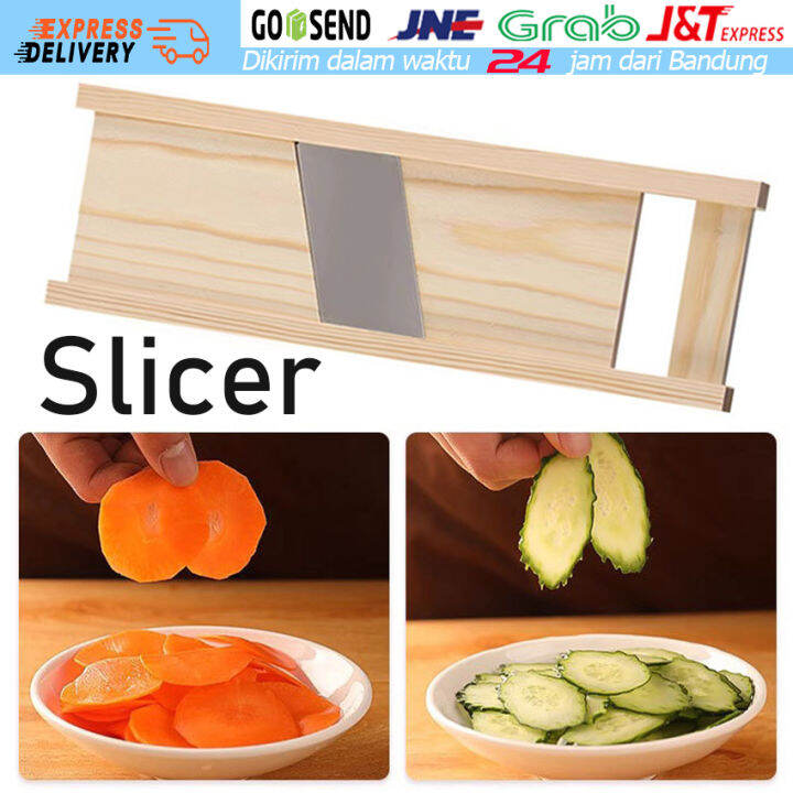 Alat Pemotong Keripik Pengiris Sayur Sayuran Serbaguna Bahan Kayu ...