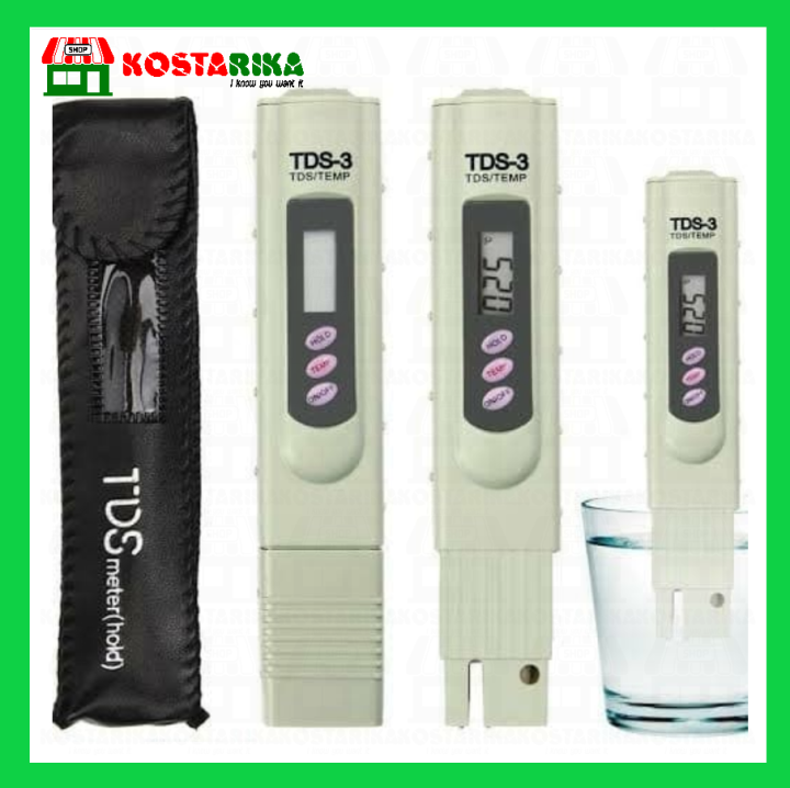 TDS 3 Alat ukur kualitas air TDS-3 meter ppm Temp | Lazada Indonesia